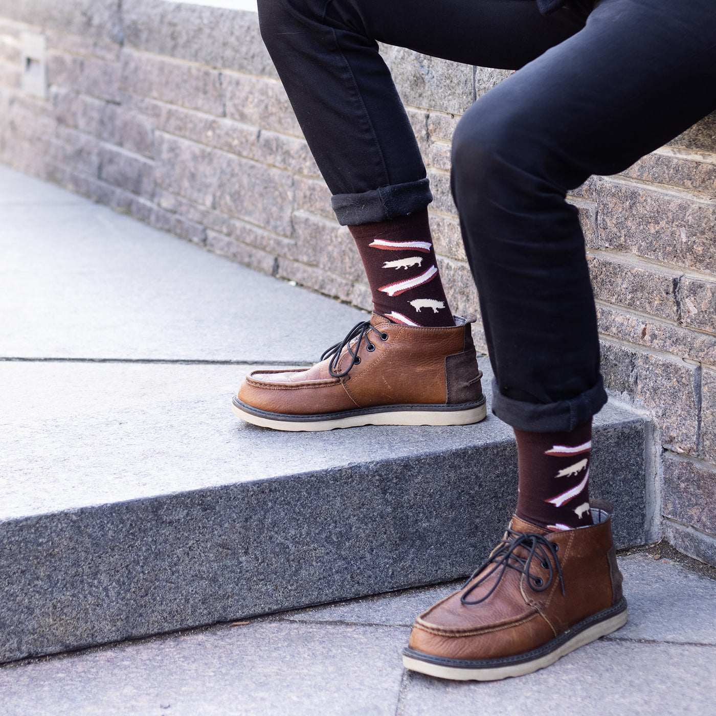 Lavley | Shop Bacon Socks | Funny Novelty Socks For Men & Women