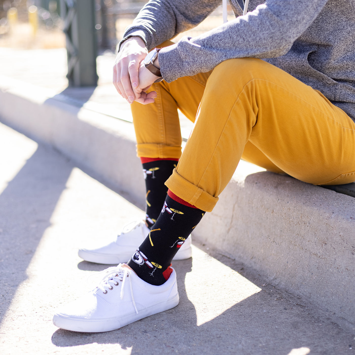 Lavley | Drum Socks | Novelty Socks For Men and Women