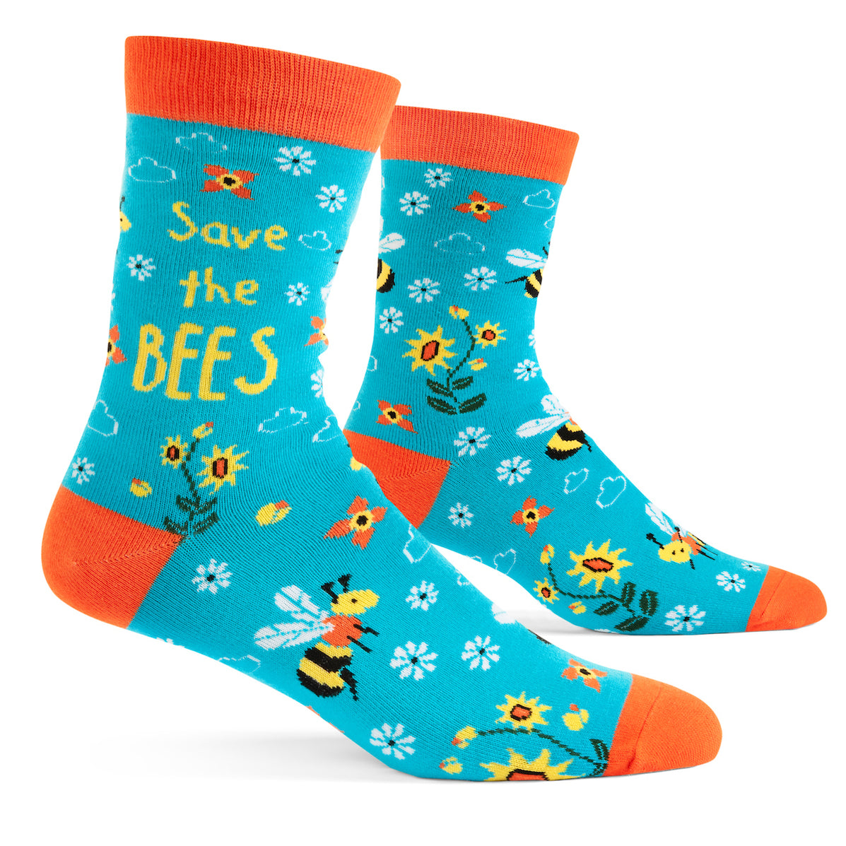 Lavley | Save The Bees Socks (Unisex) | Fun Novelty Socks