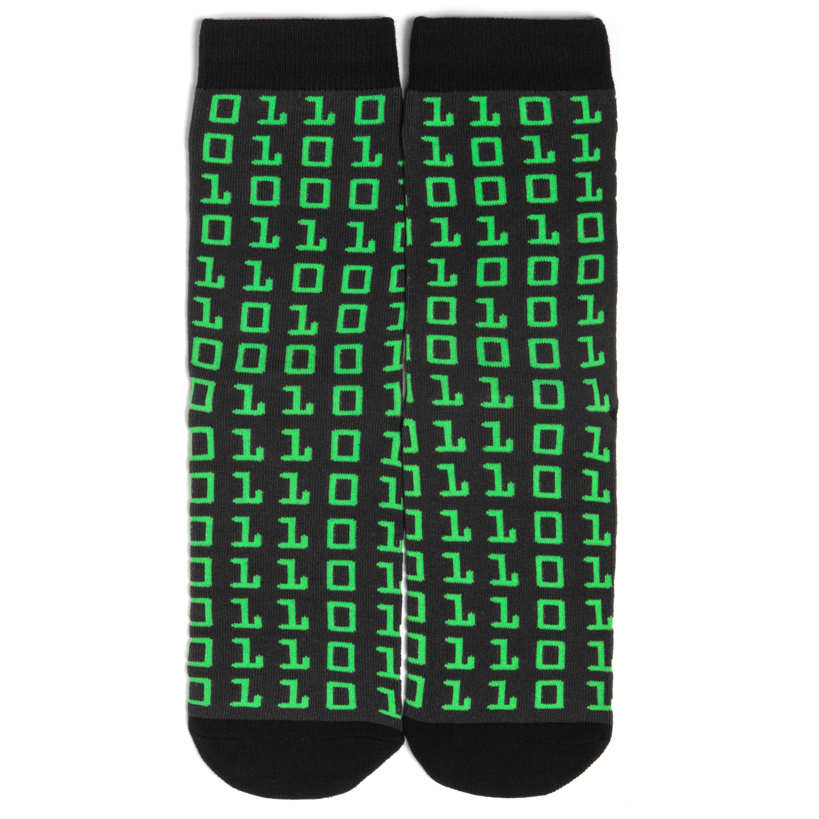 Binary Code Socks | Crew Length Novelty Socks For Men & Women — Lavley