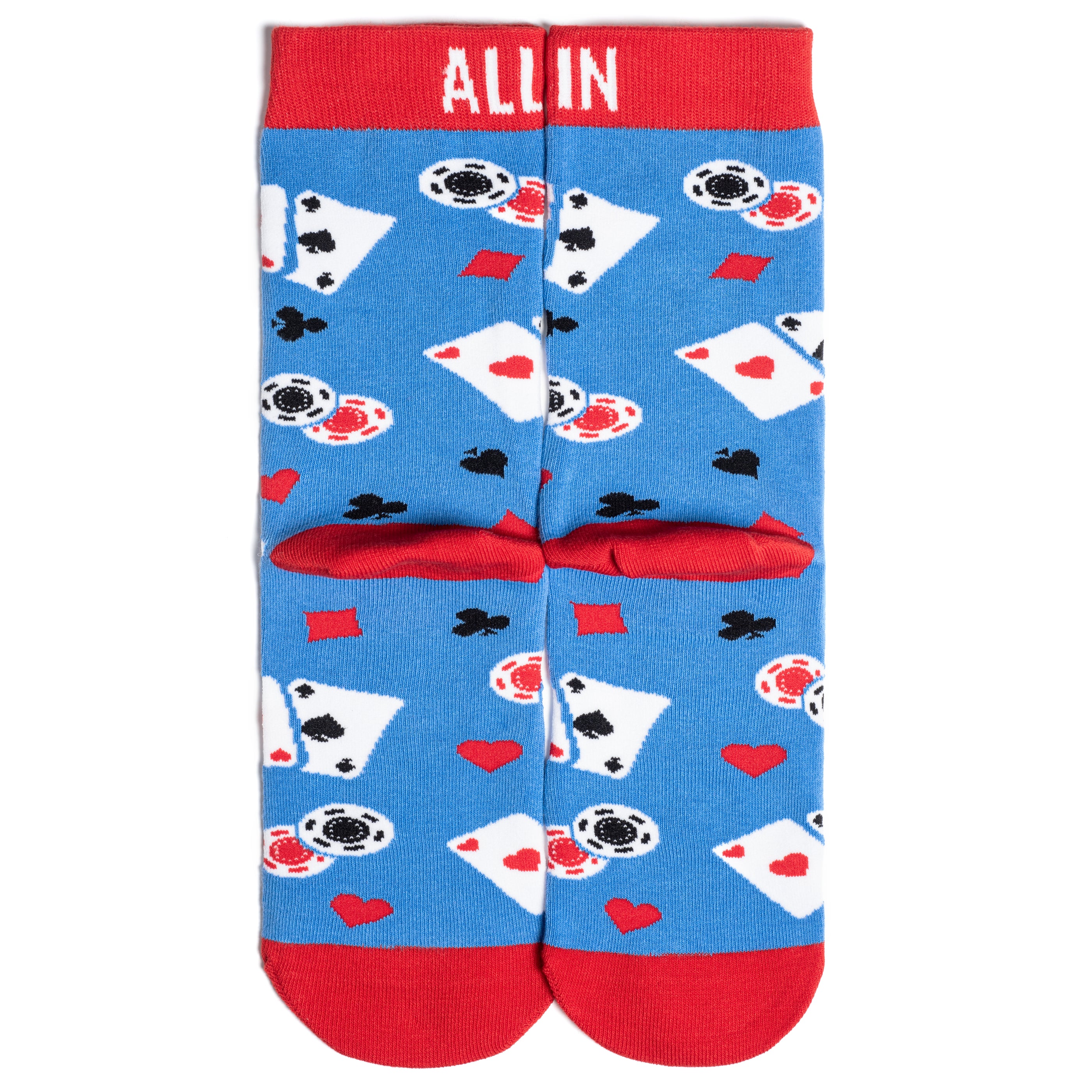 Lavley | Poker Socks (Unisex) | Fun Novelty Socks For Men & Women