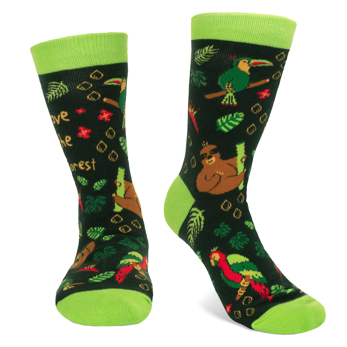Lavley | Save The Rainforest Socks (Unisex) | Fun Novelty Socks