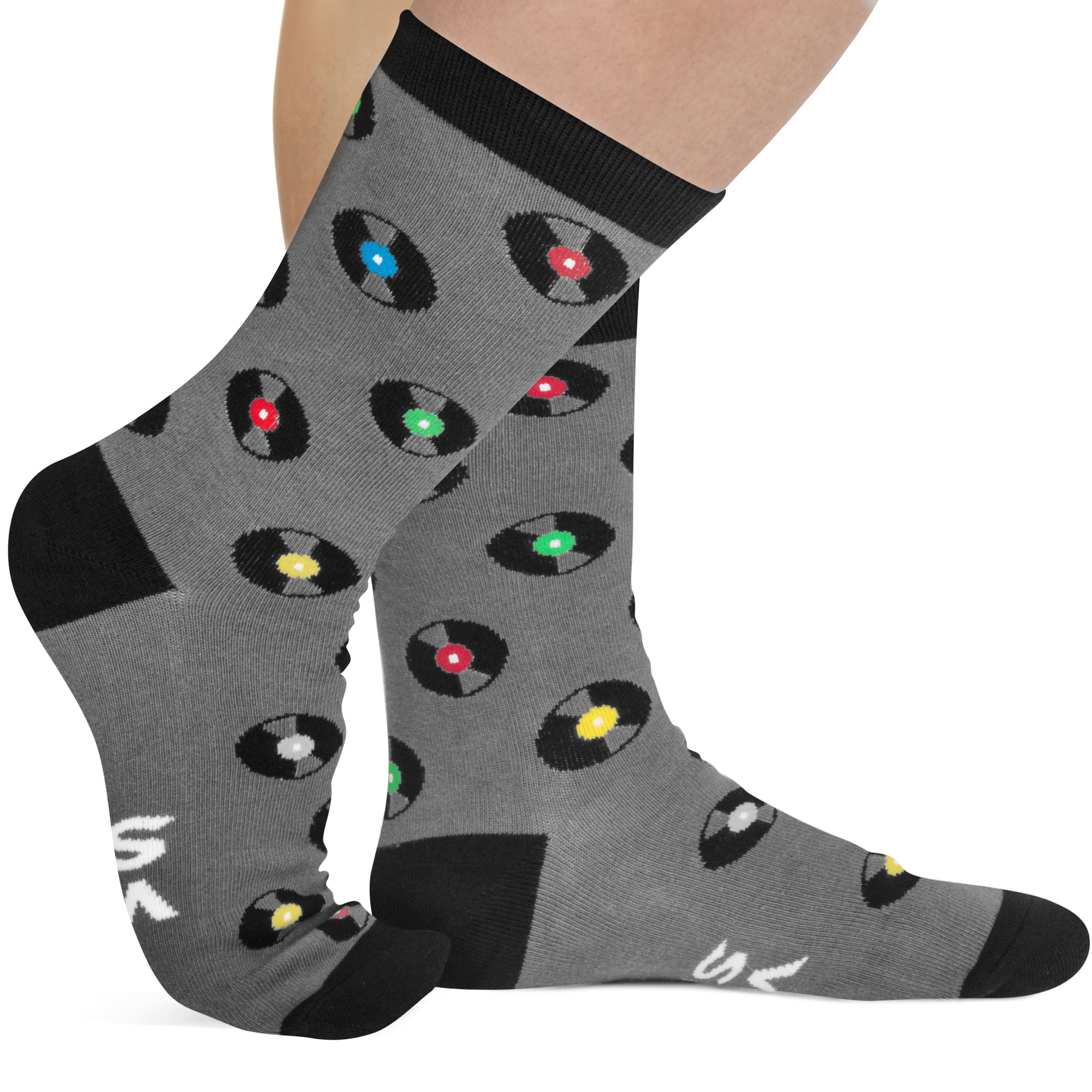 Lavley | Vinyl Snob Crew Socks For Men & Women