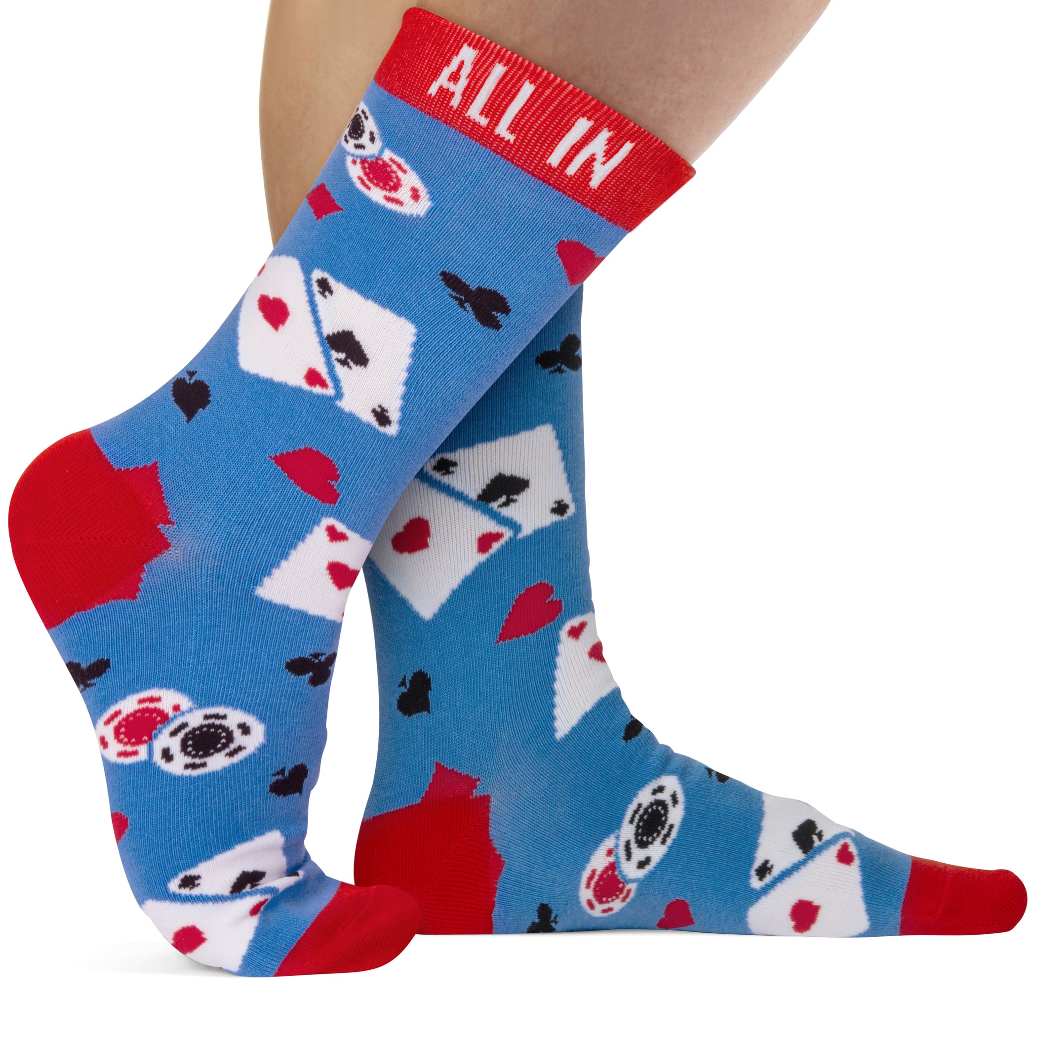 Lavley | Poker Socks (Unisex) | Fun Novelty Socks For Men & Women