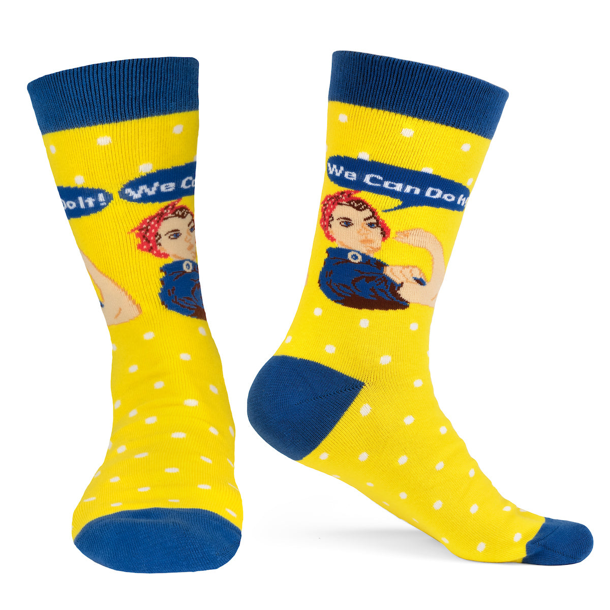 Rosie The Riveter “We Can Do It” Socks — Lavley