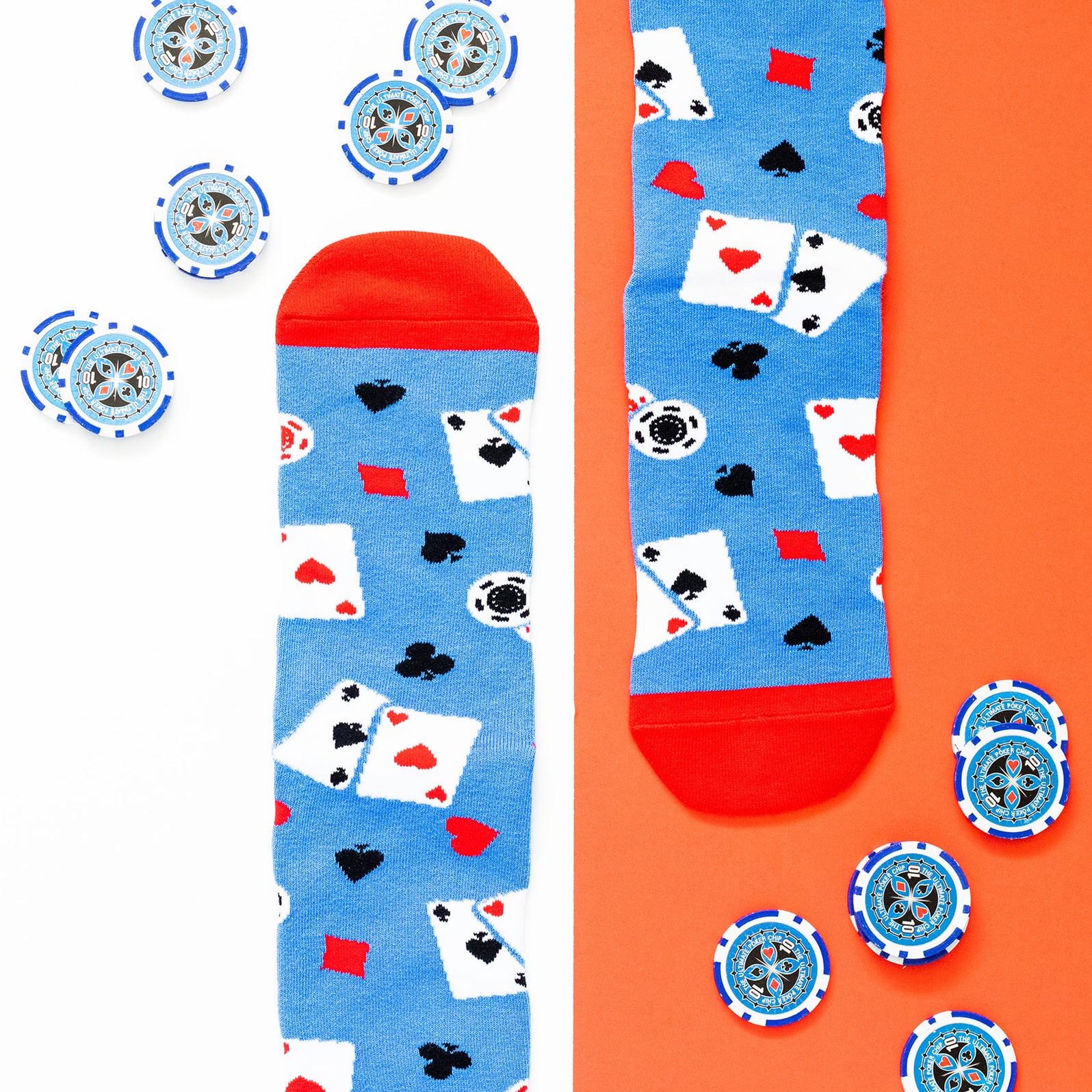 Lavley | Poker Socks (Unisex) | Fun Novelty Socks For Men & Women