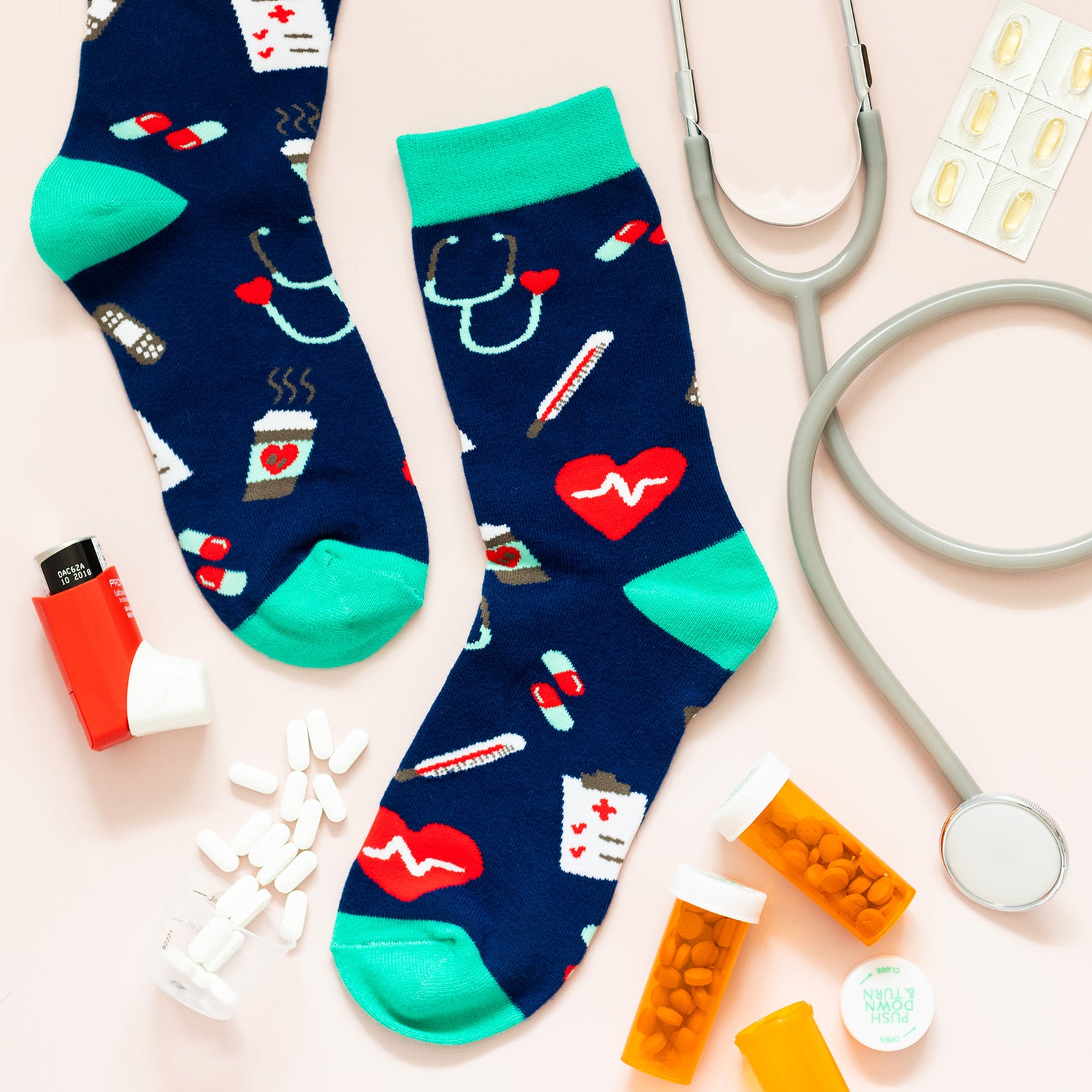 Lavley | Nurse Socks | Fun Novelty Socks For Men & Women
