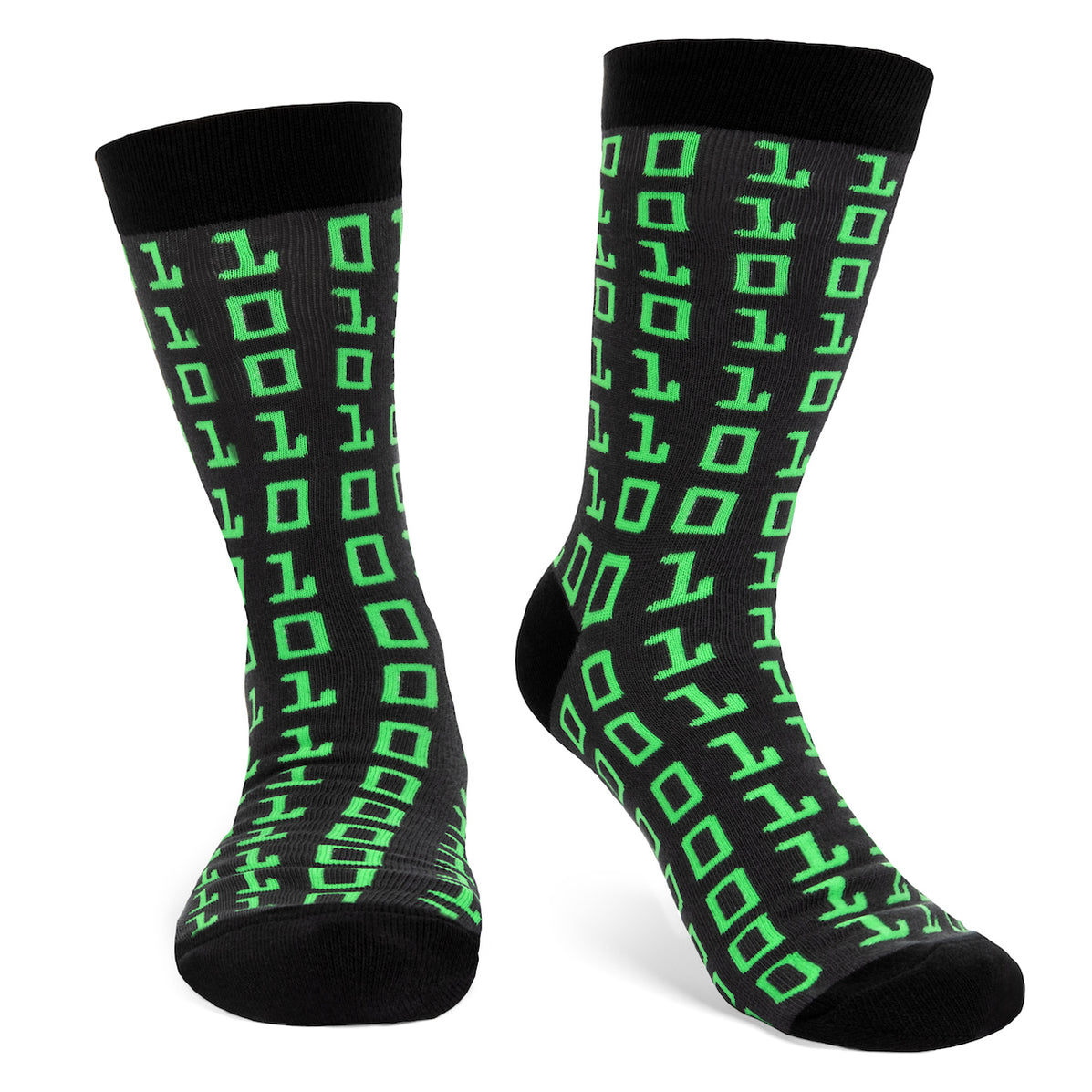 Binary Code Socks | Crew Length Novelty Socks For Men & Women — Lavley