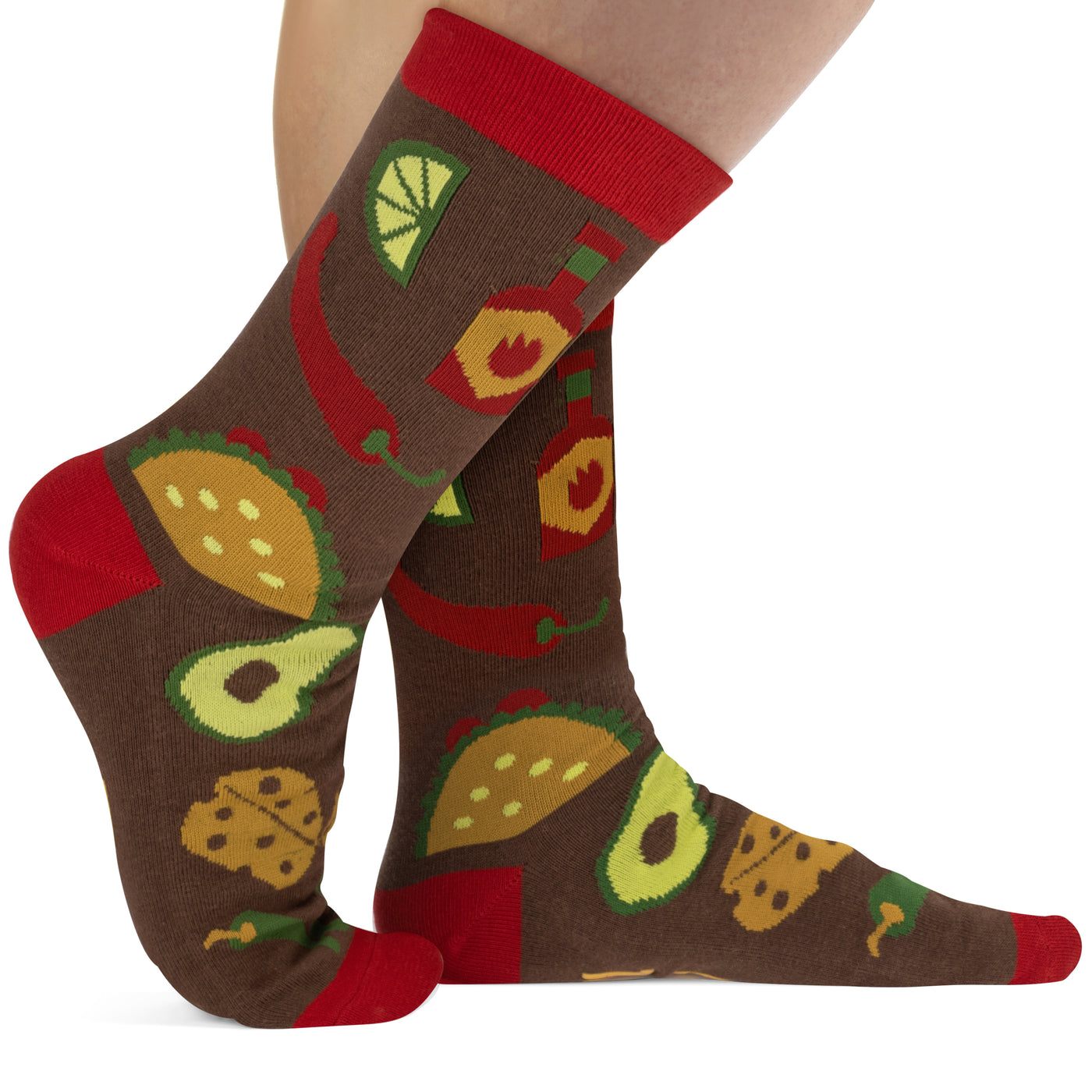 Lavley | Taco Socks | Funny Novelty Socks For Men & Women