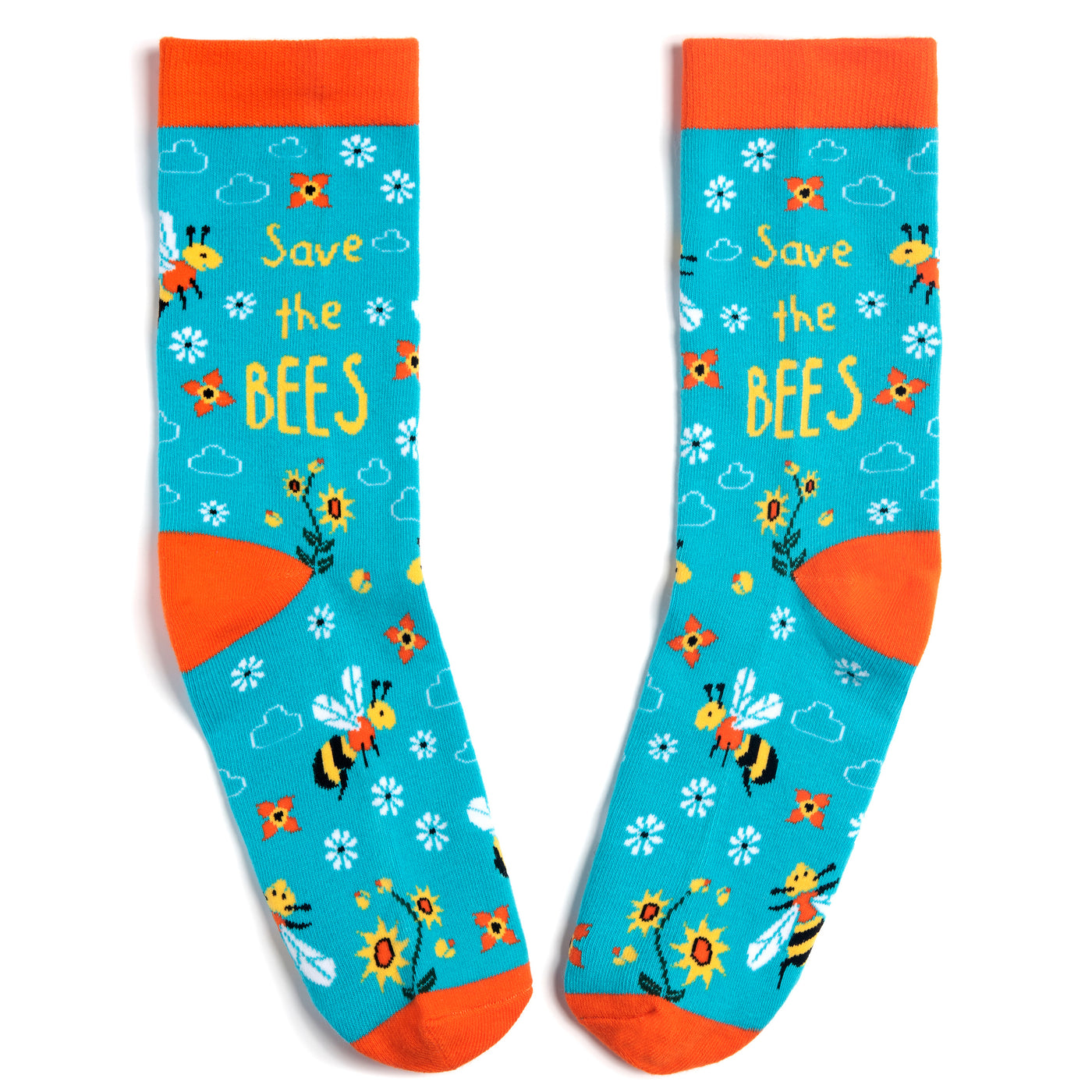 Lavley | Save The Bees Socks (Unisex) | Fun Novelty Socks