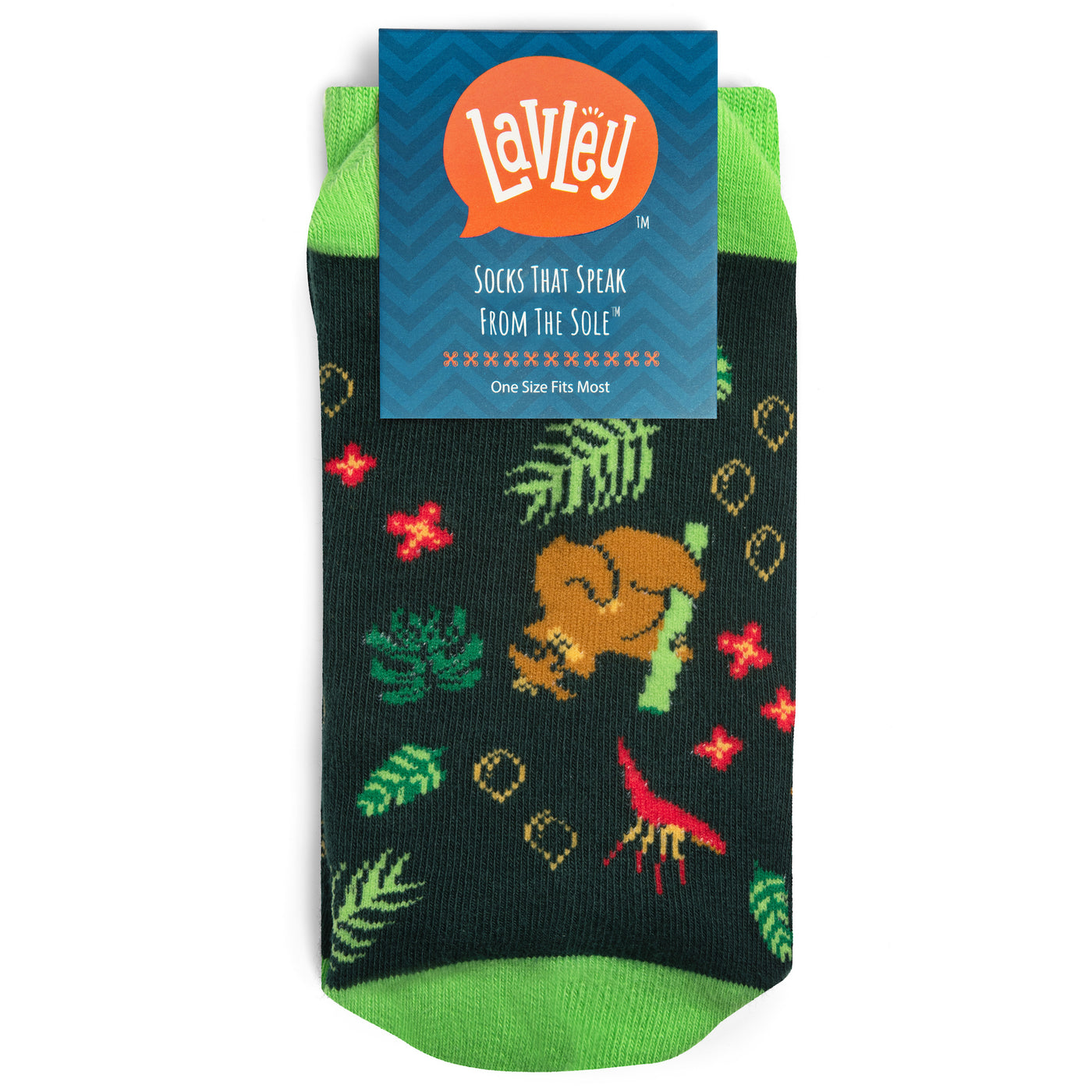 Lavley | Save The Rainforest Socks (Unisex) | Fun Novelty Socks