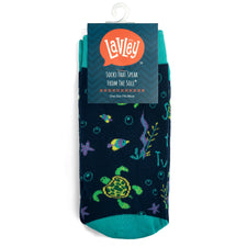 Lavley | Save The Turtles Socks (Unisex) | Fun Novelty Socks