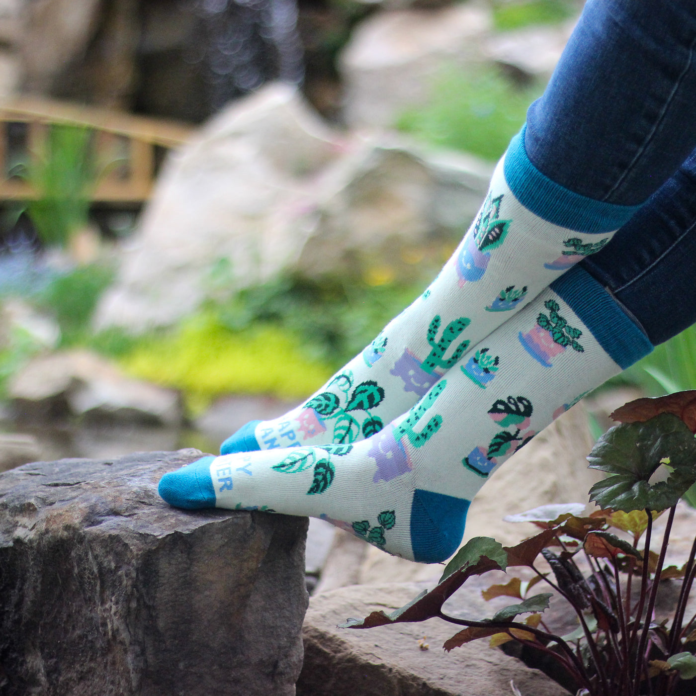 Lavley | Happy Planter Socks